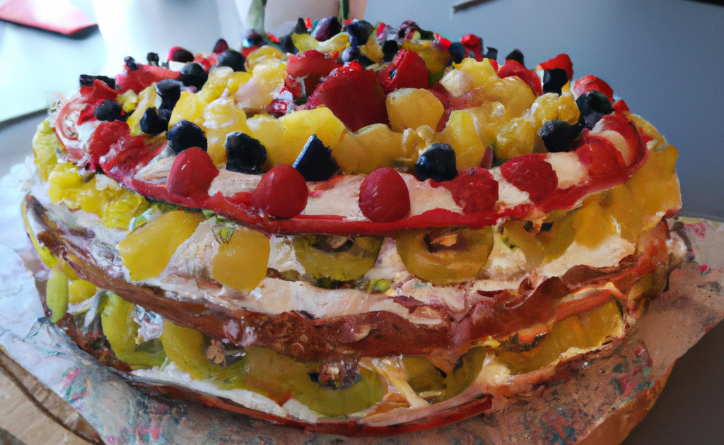 Recette Génoise pliée aux fruits - 750g.com