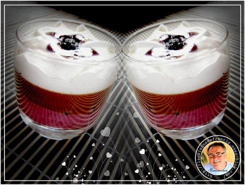 Recette Panna cotta au chocolat et fruits rouges - 750g.com