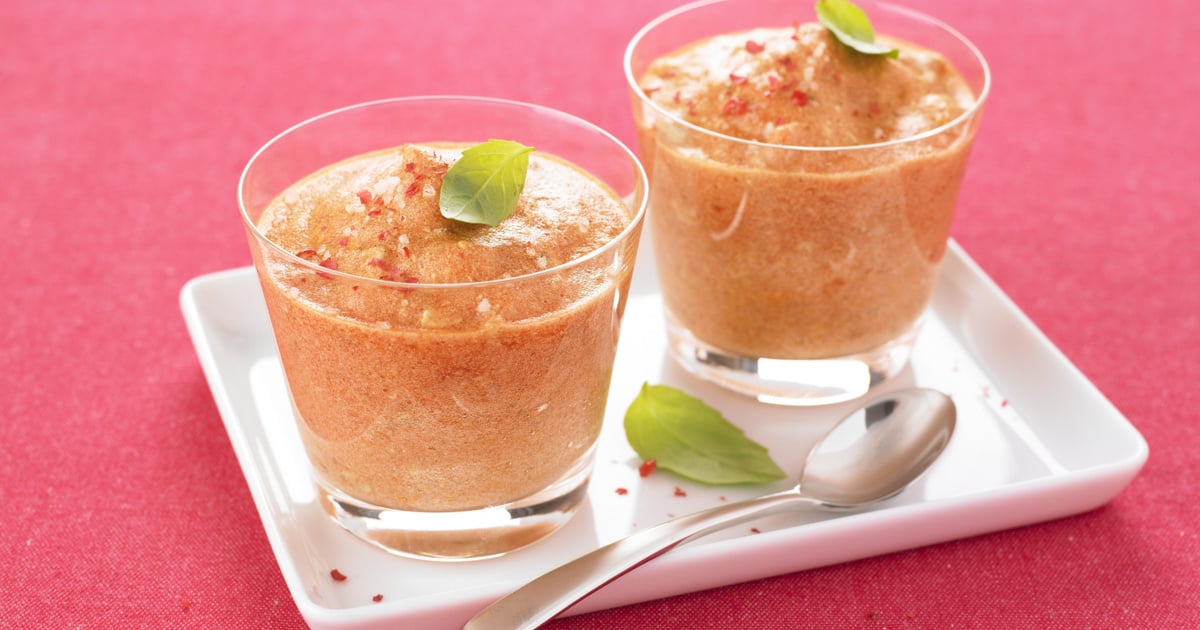Recette Mousse de tomates, mozzarella et basilic - 750g.com