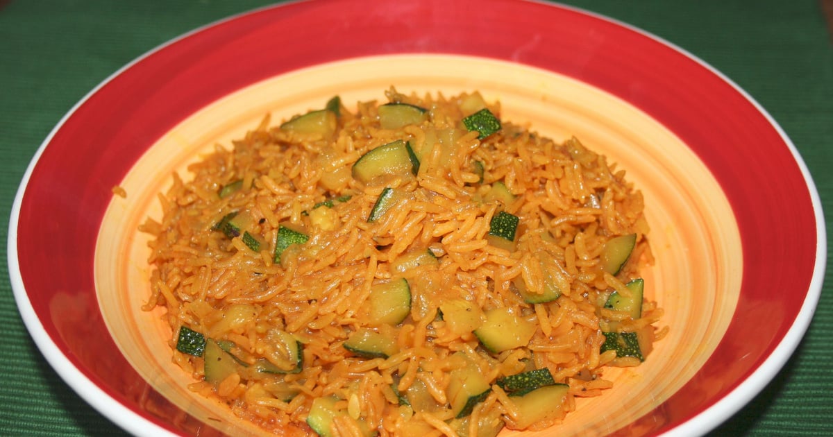 Recette Riz safrané aux courgettes - 750g.com