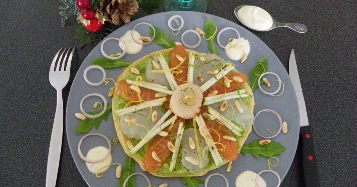 Recette Duo de Gravlax sur un blini - 750g.com