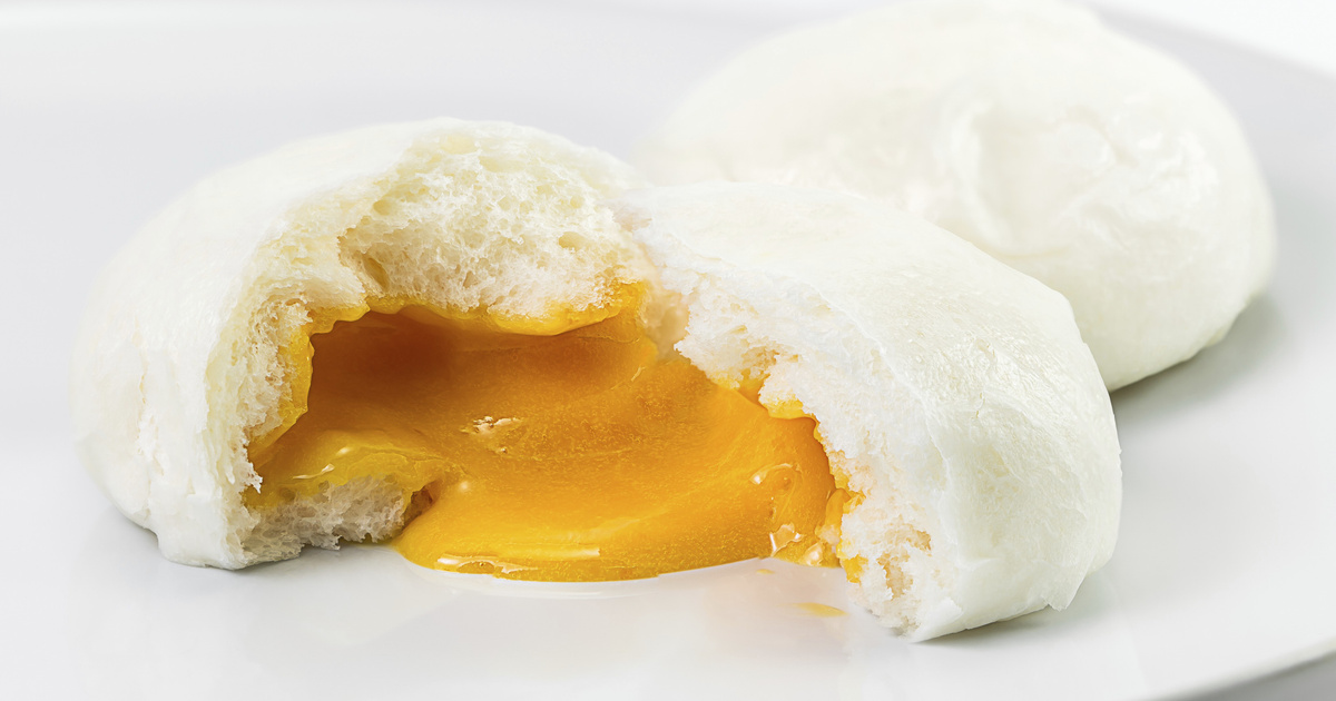 Recette Liu Sha Bao ou petits buns vapeur garnis de crème aux œufs ...