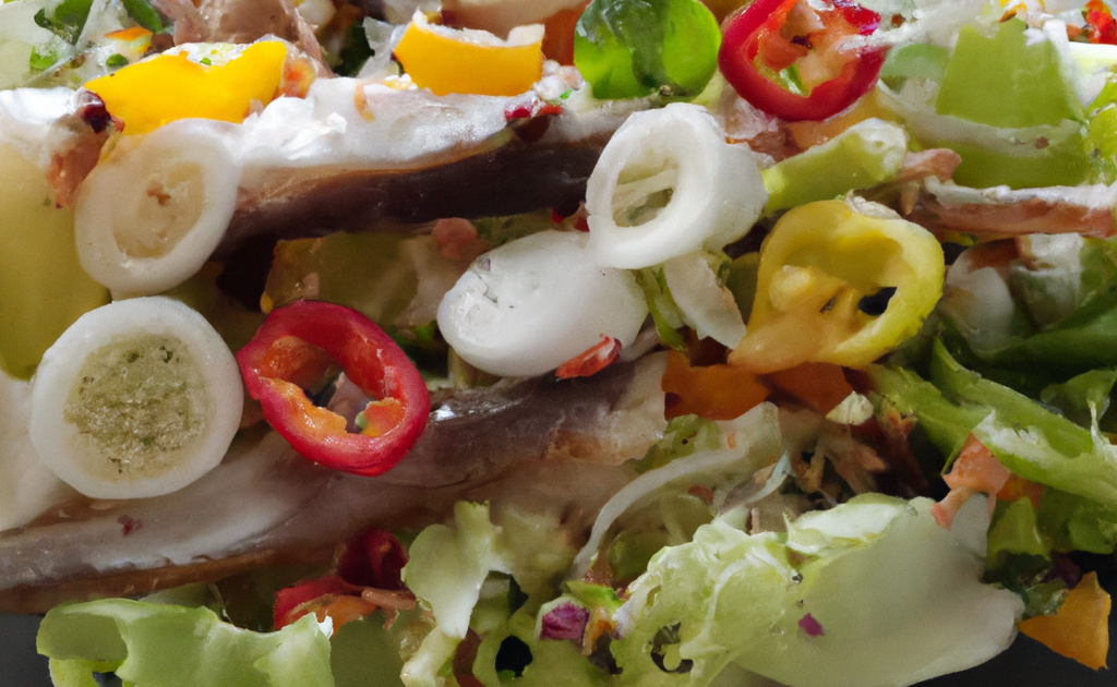 Recette Salade de harengs et de légumes croquants - 750g.com