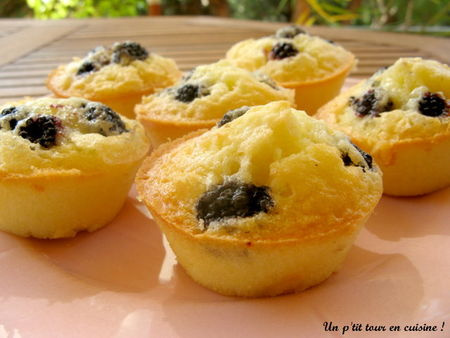 Recette Mini moelleux aux mures - 750g.com
