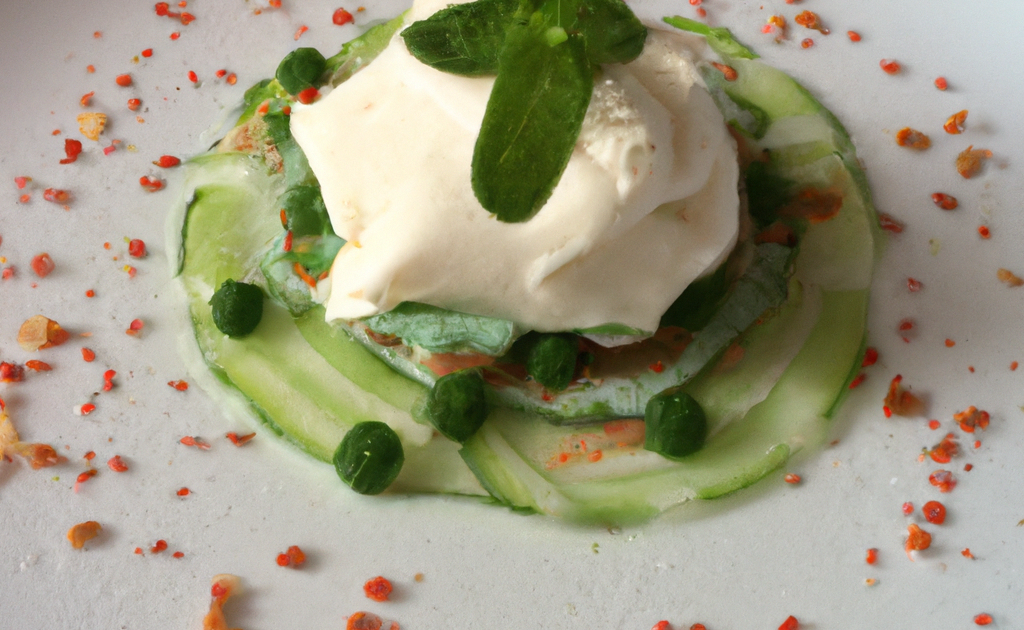 Recette - Carpaccio de homard et glace de Philadelphia - Sponge cake de ...