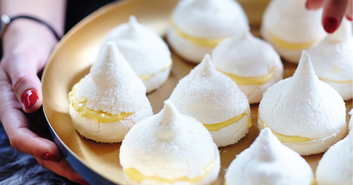 Recette Mini-meringues, curd mangue-citron - 750g.com