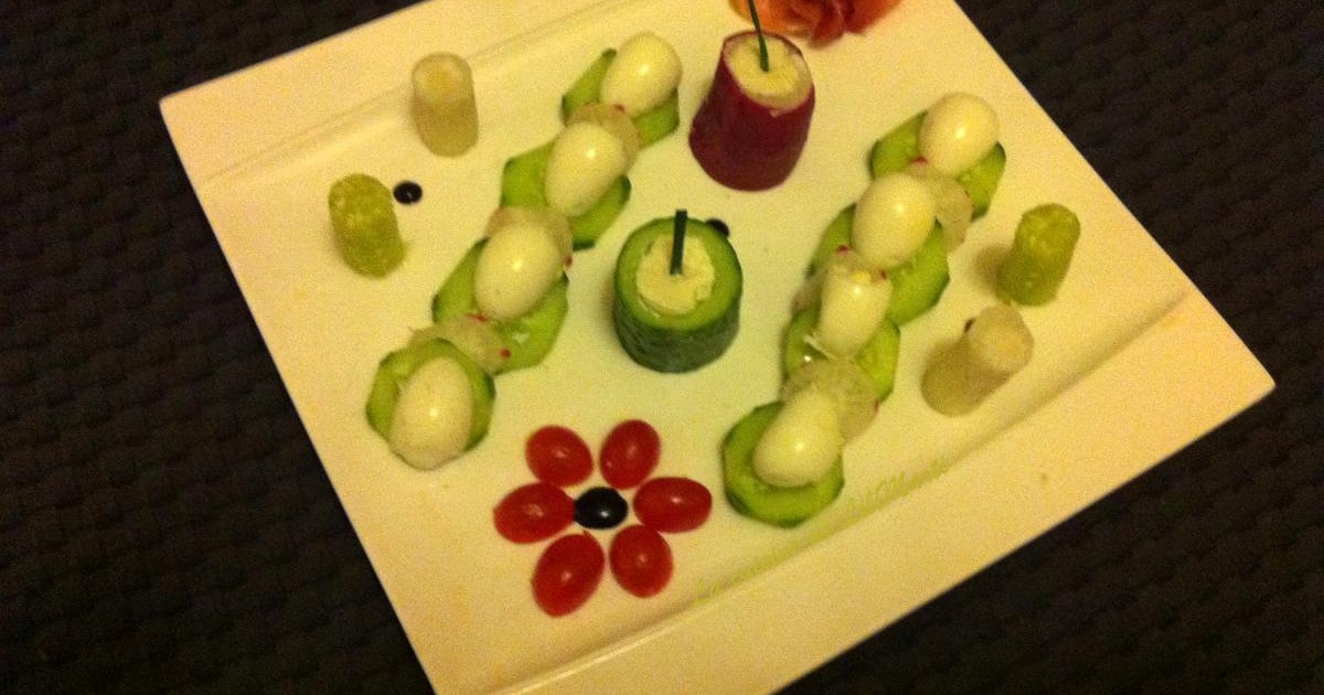 Recette Entrée en rouge et vert - 750g.com