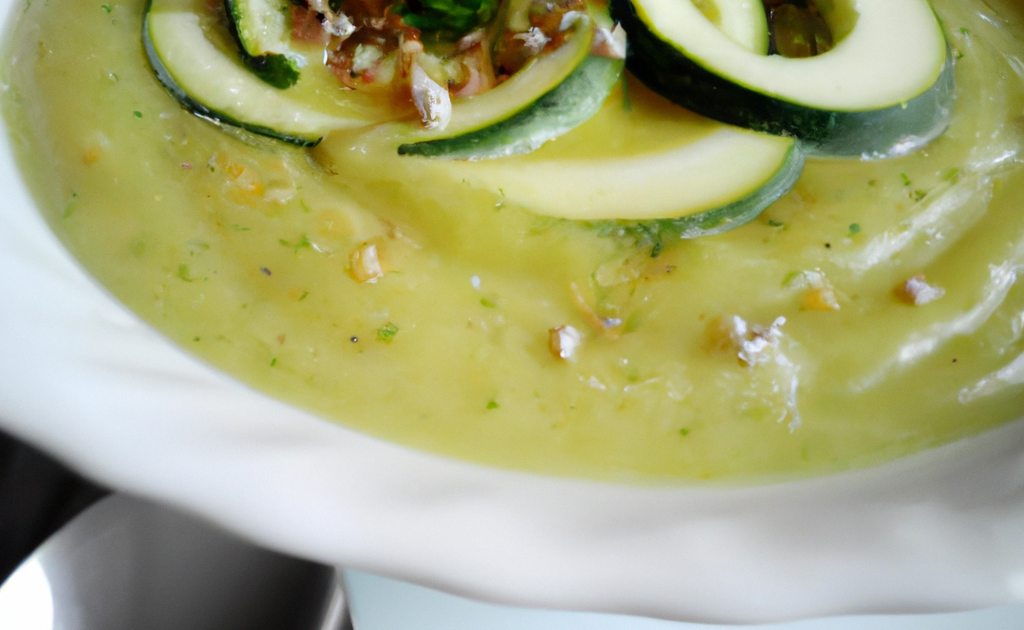 Recette Velouté de courgette au St Môret - 750g.com