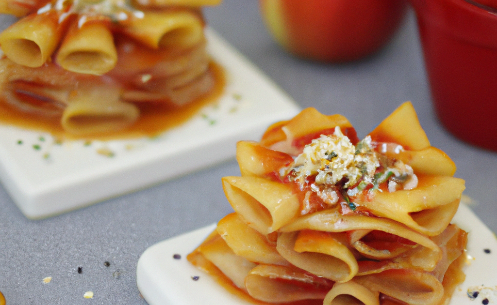 Recette Mini crêpes aux pommes rouges caramélisées au sésame - 750g.com