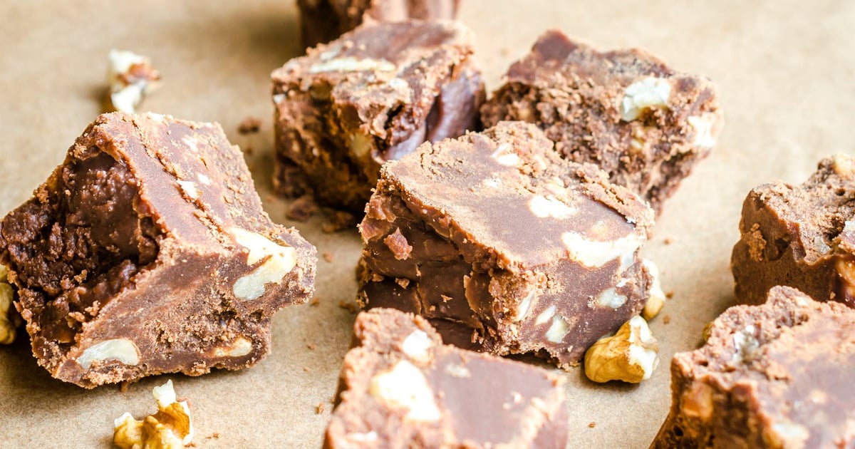 Recette Fudge au chocolat et aux noix - 750g.com