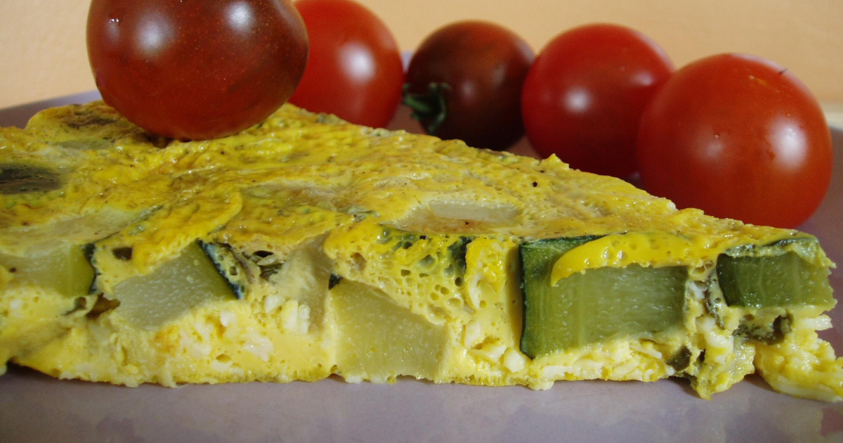Recette Omelette aux courgettes et basilic - 750g.com