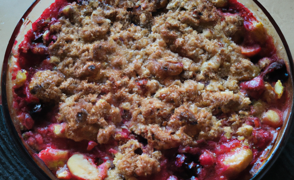 Recette Crumble aux pommes et aux fruits rouges. - 750g.com