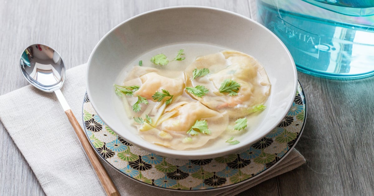 Recette Ravioles de crevettes en bouillon thaï - 750g.com