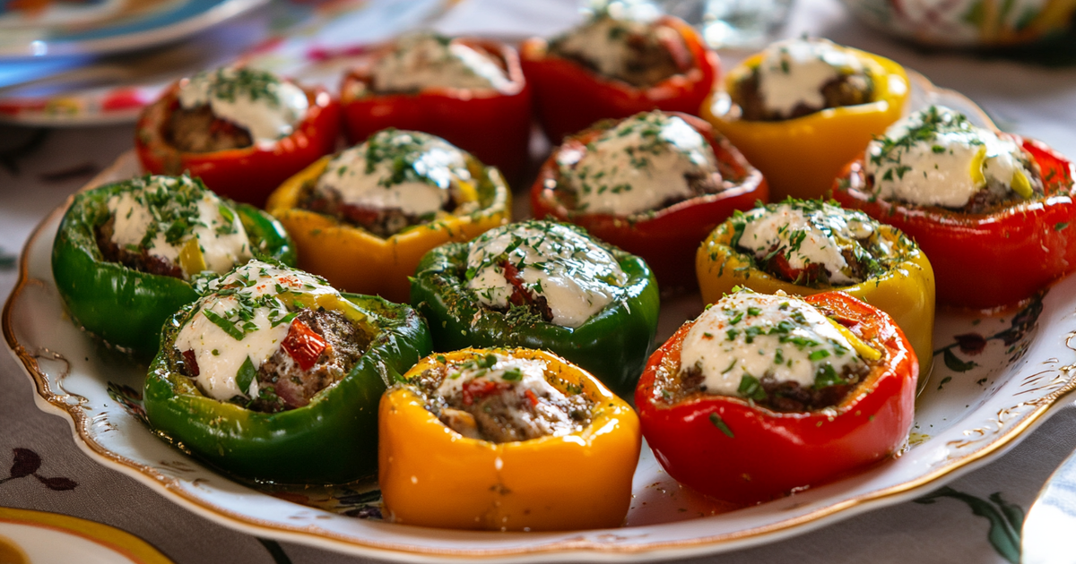 Recette Mini poivrons farcis façon Niçoise - 750g.com