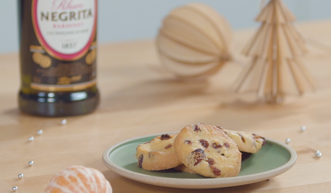 Recette Sablés au rhum raisins - 750g.com
