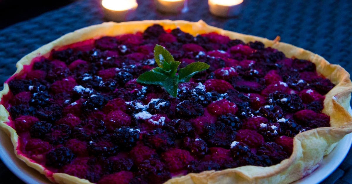 Recette Tarte aux fruits rouges avec crème mascarpone - 750g.com