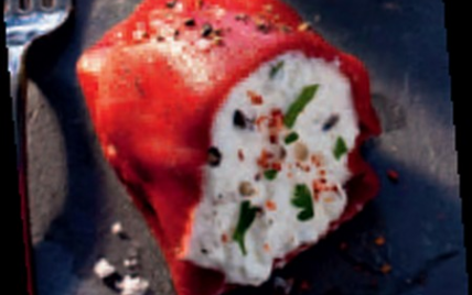 Recette Petits poivrons grillés Géant Vert fourrés à la ricotta basilic ...