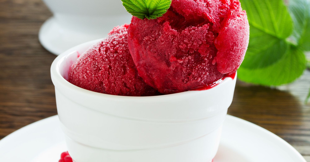 Recette Sorbet aux framboises fraîches - 750g.com