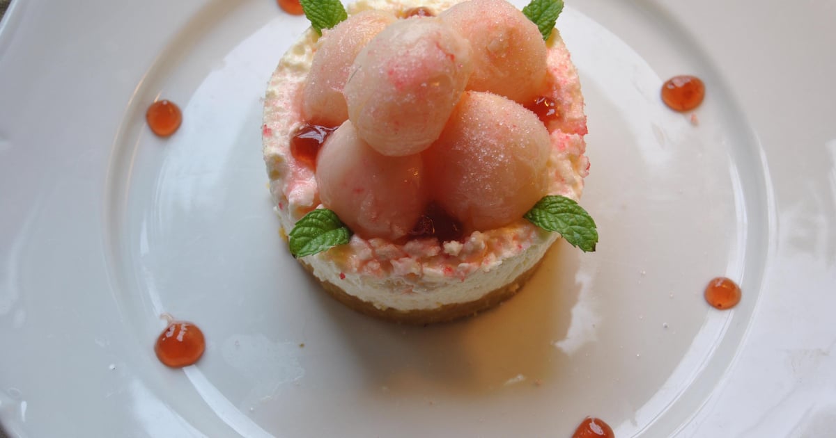 Recette Cheesecakes à la rose et aux litchis - 750g.com