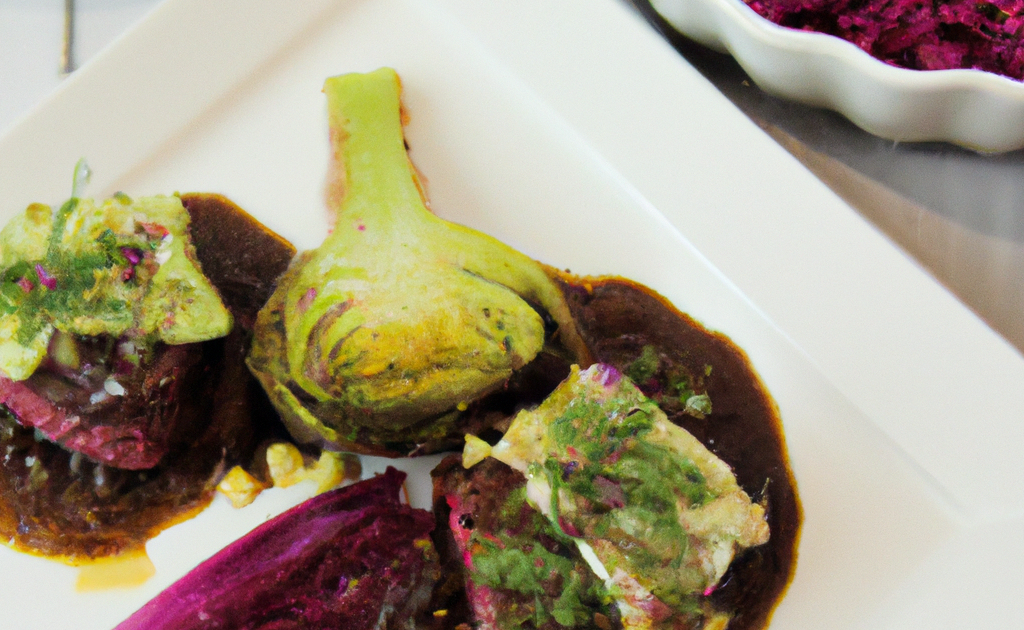 Recette Papillote de chou rouge au filet mignon, lentille et sauce ...