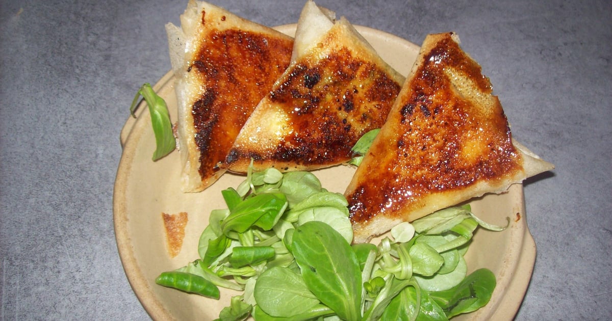 Recette Petit bricks aux fromages et miel - 750g.com