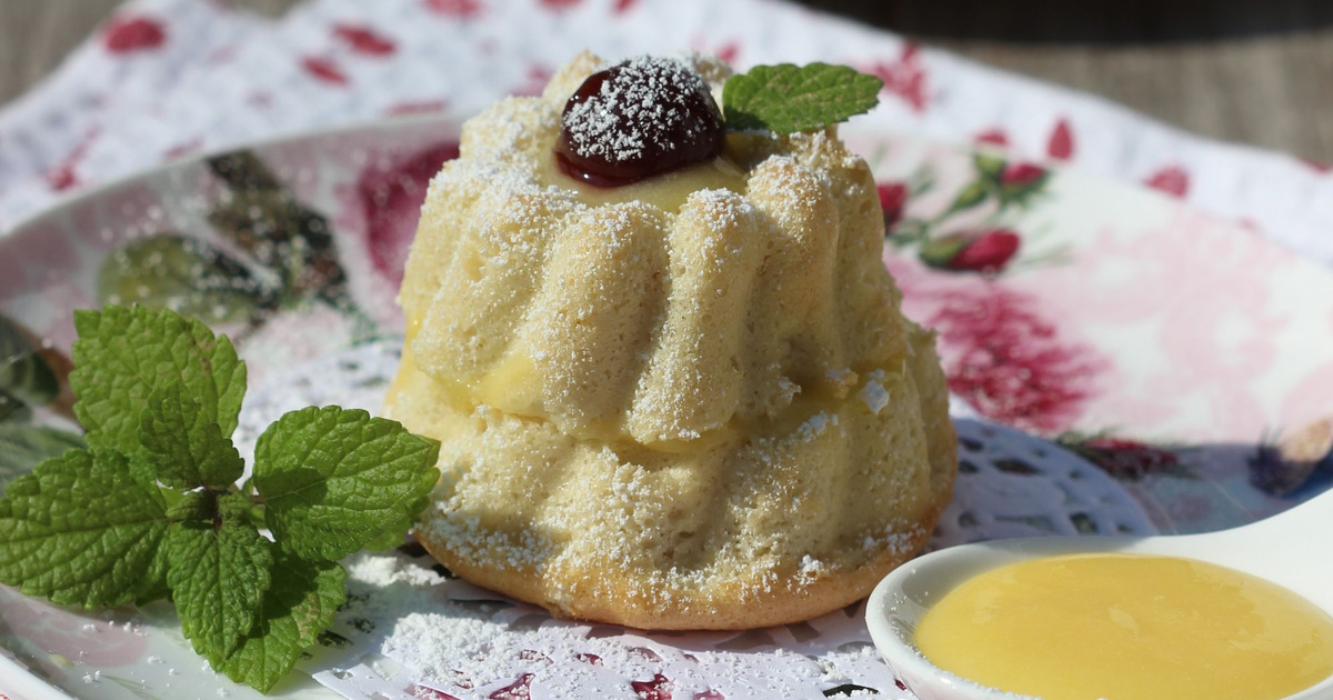 Recette Mini chiffon cakes au lemon curd - 750g.com