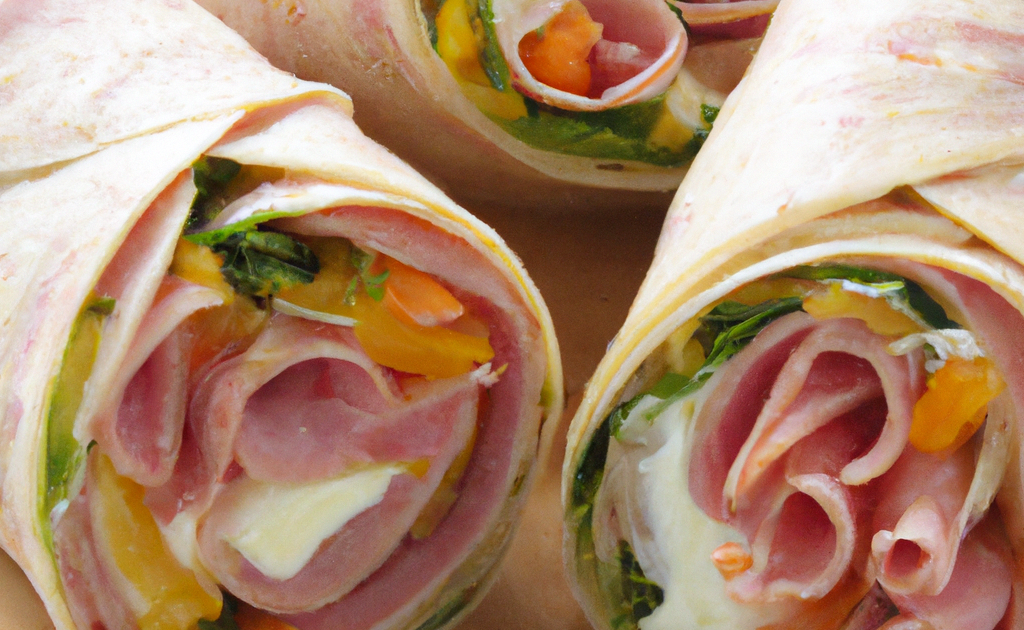 Recette - Wraps au boursin jambon et crudités en vidéo - 750g.com