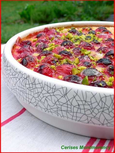 Recette Clafoutis à la cerise Montmorency - 750g.com