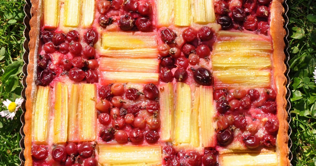 Recette Tarte rhubarbe fruits rouges - 750g.com