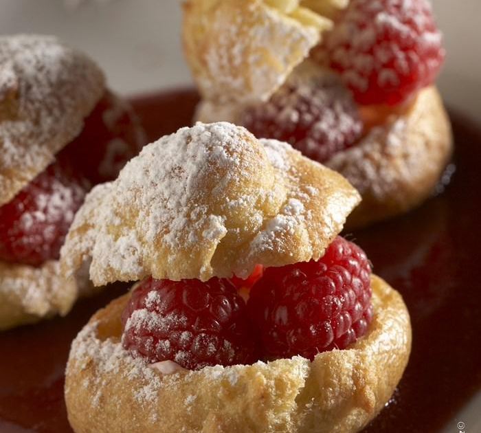 Recette Choux gourmands avec Mon dessert de fraises - 750g.com
