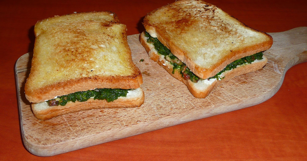 Recette Croque raclette épinards et lardons - 750g.com