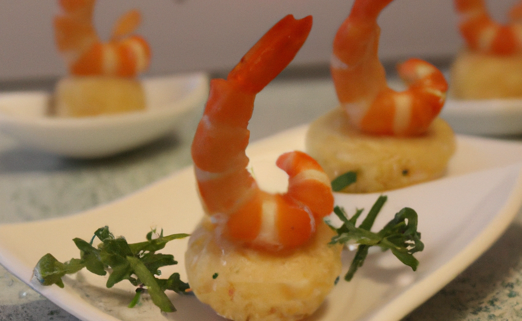 Recette Trilogie apéritve: La crevette s' habille pour les fêtes ...