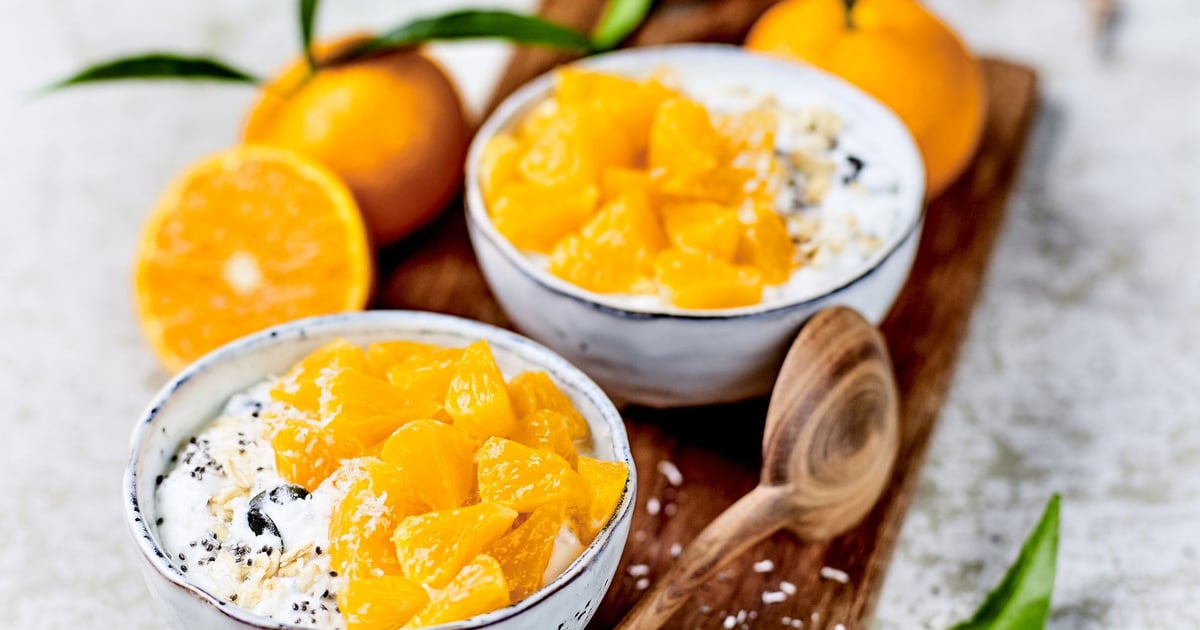 Recette La crème budwig aux clémentines de Corse - 750g.com