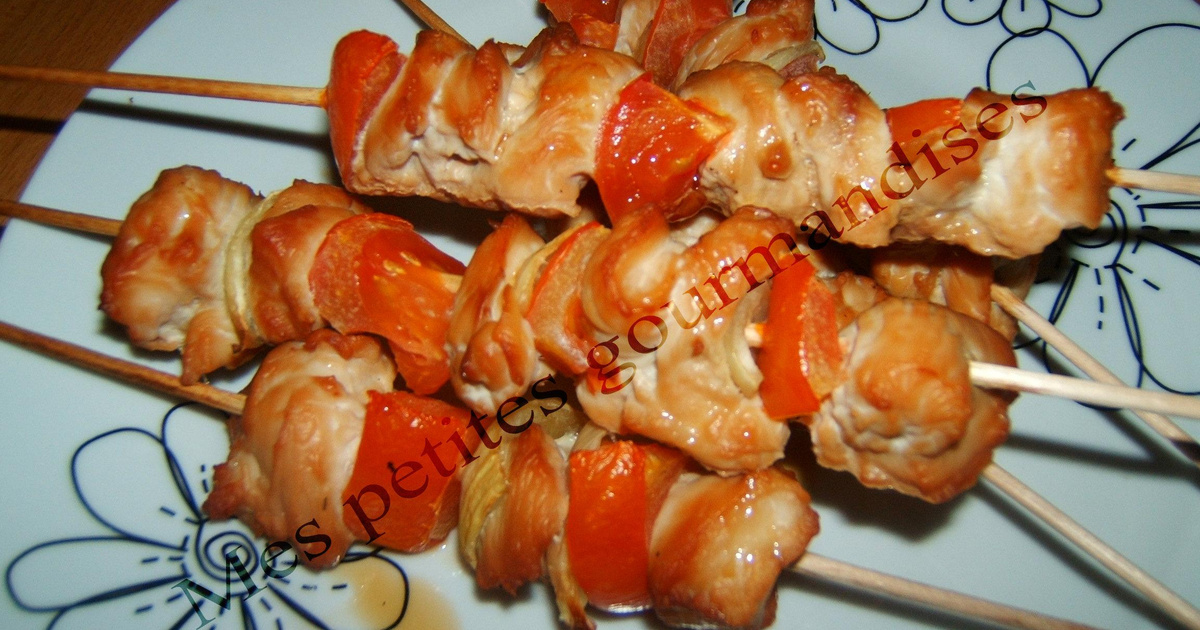 Recette Brochettes de dinde à la sauce sojà - 750g.com