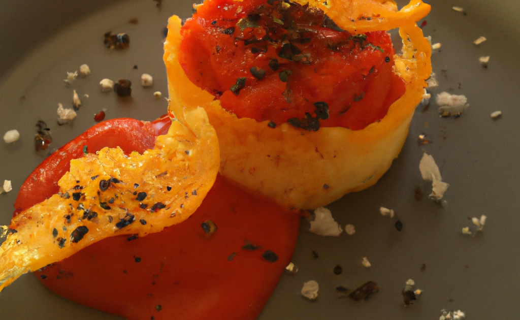 Recette - Sorbet au poivron rouge et tuiles au parmesan - 750g.com