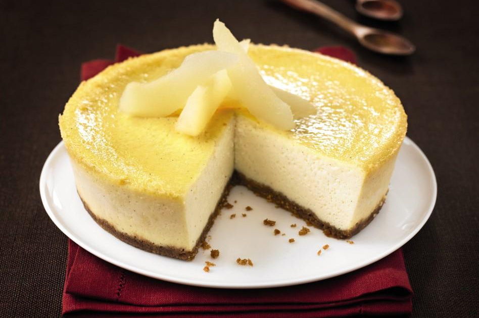 Recette Cheese-cake à la poire - 750g.com