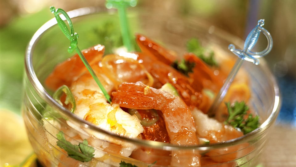 Recette Tapas de gambas marinées - 750g.com