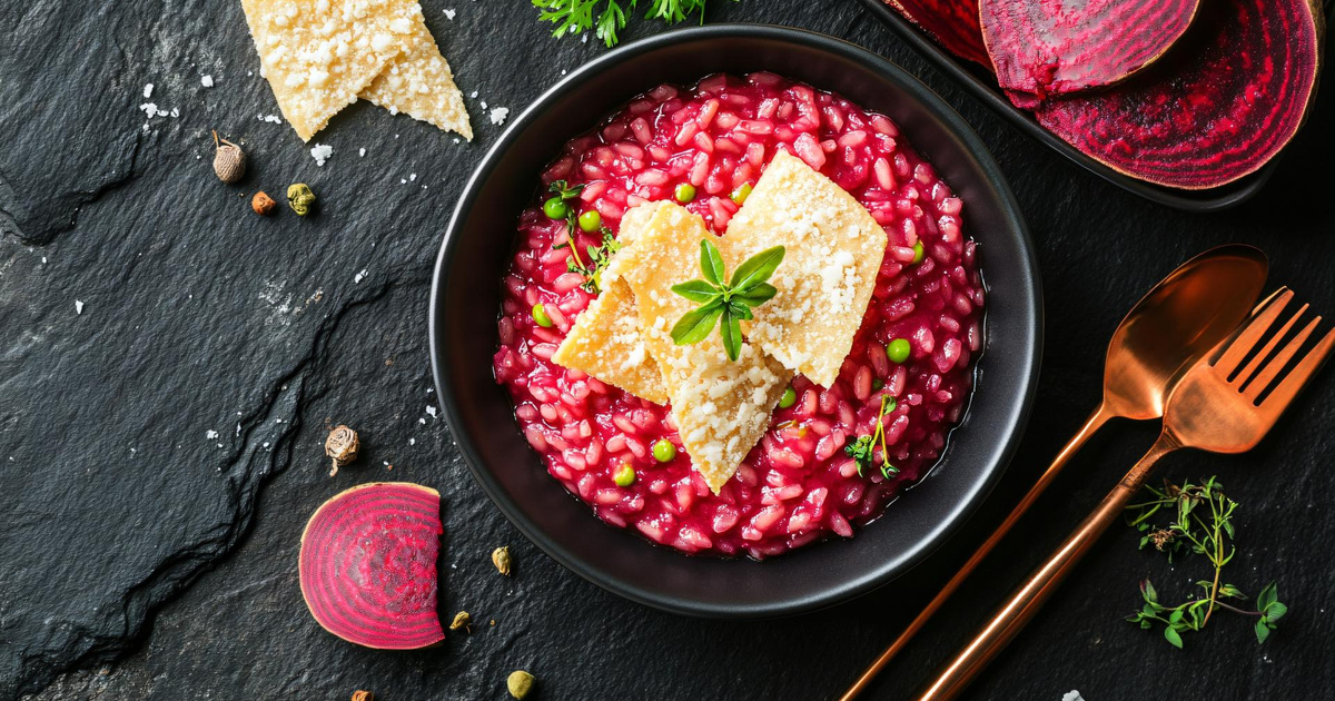 Recette Risotto à la betterave rouge - 750g.com