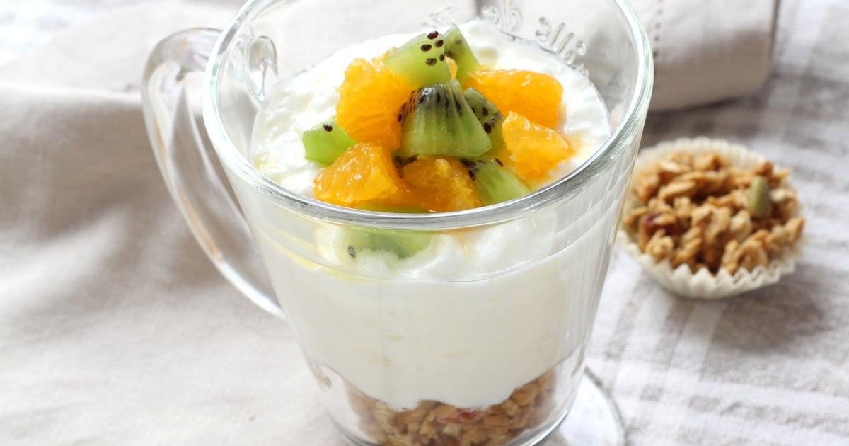 Recette Faisselle au granola et fruits frais - 750g.com