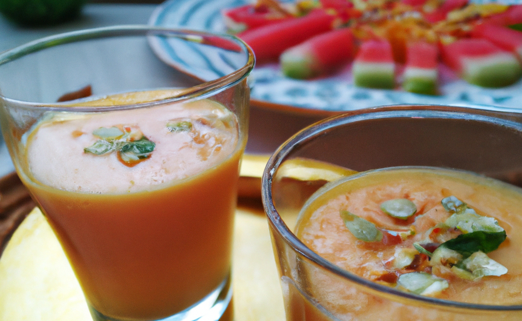 Recette - Gaspacho de melon au muscat - 750g.com