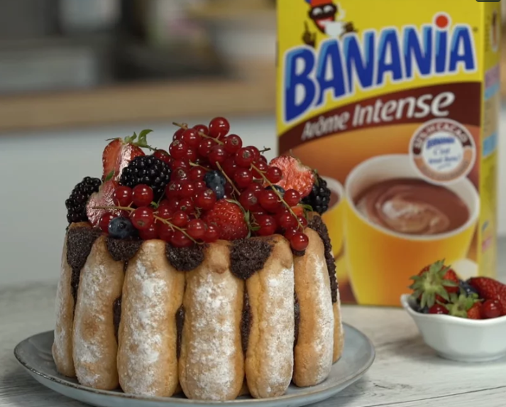 Recette Charlotte au Banania et aux fruits rouges - 750g.com