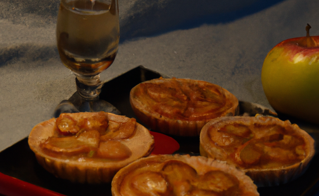 Recette - Tartes aux pommes maison avec sa petite compotée de pommes au ...