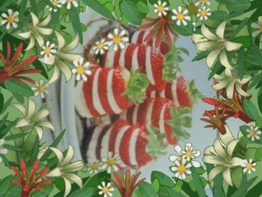 Recette Millefeuilles de fraise sauce chocolat noir - 750g.com