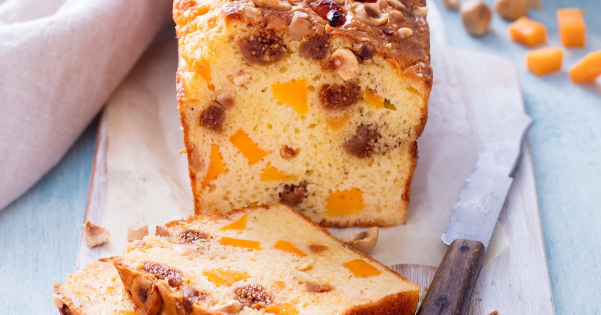 Recette Cake fruits secs et mimolette - 750g.com