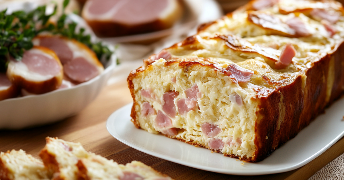 Recette Cake au boursin et jambon - 750g.com