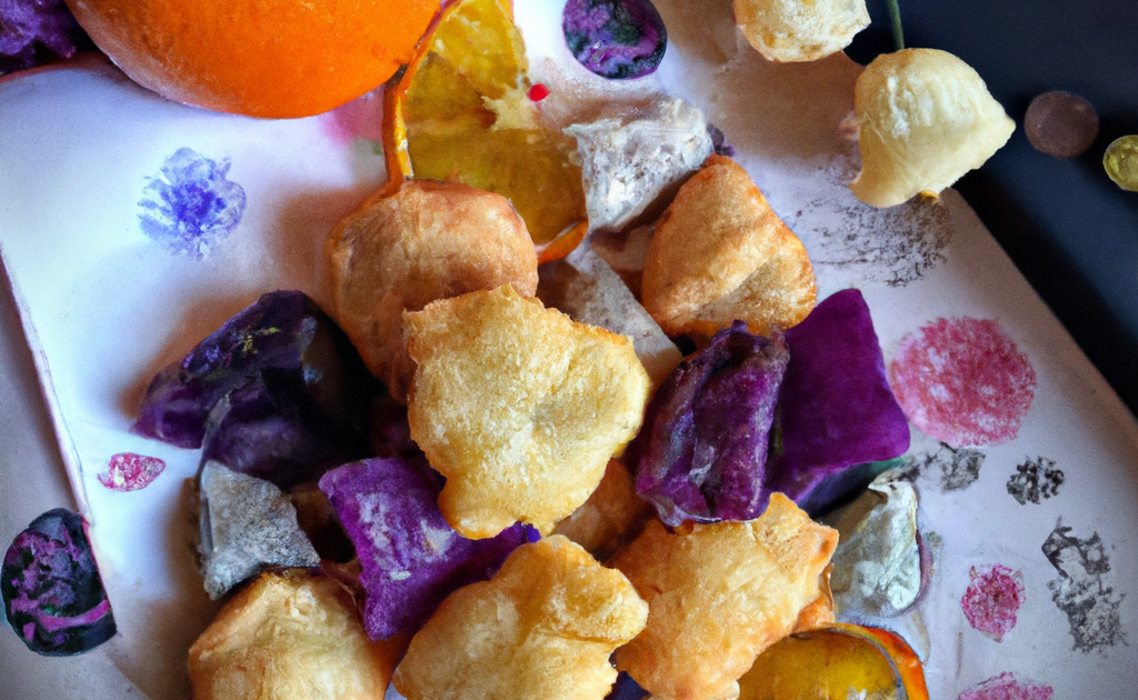 Recette Beignets de lotte Bretonne en trio d'agrumes confits, croquants ...