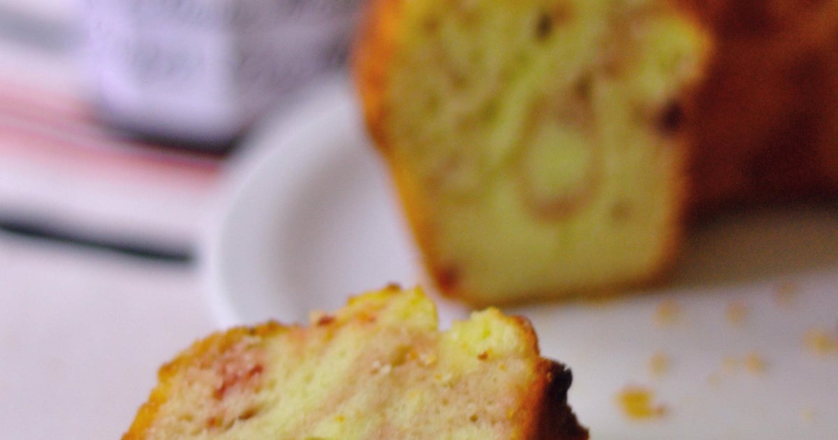 Recette Gâteau Zebra au citron et à la confiture de cerises griottes ...