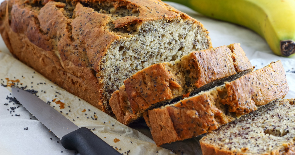 Recette Banana bread aux graines de pavot - 750g.com