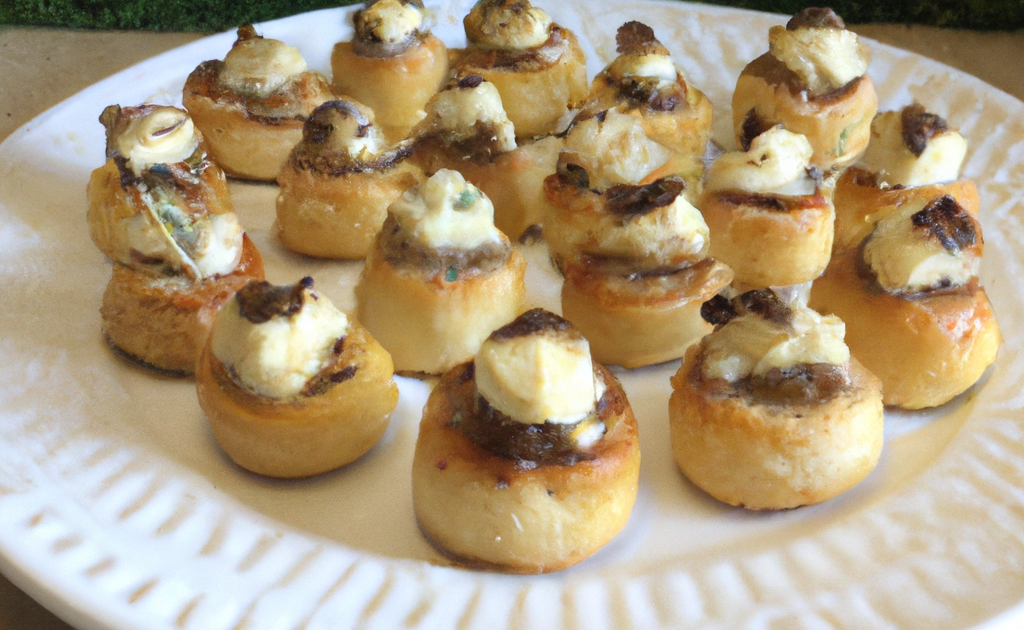 Recette Mini bouchée à la reine garnie de crème aux champignons de ...