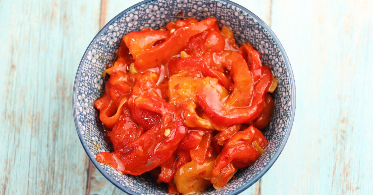 Recette Salade de poivrons rouges - 750g.com